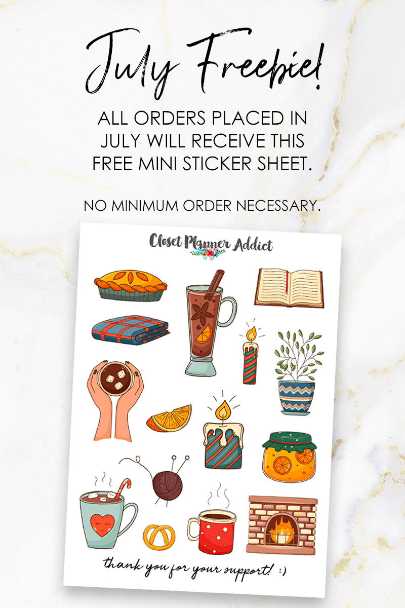 Closet Planner Addict - Planner Stickers And Happy Mail