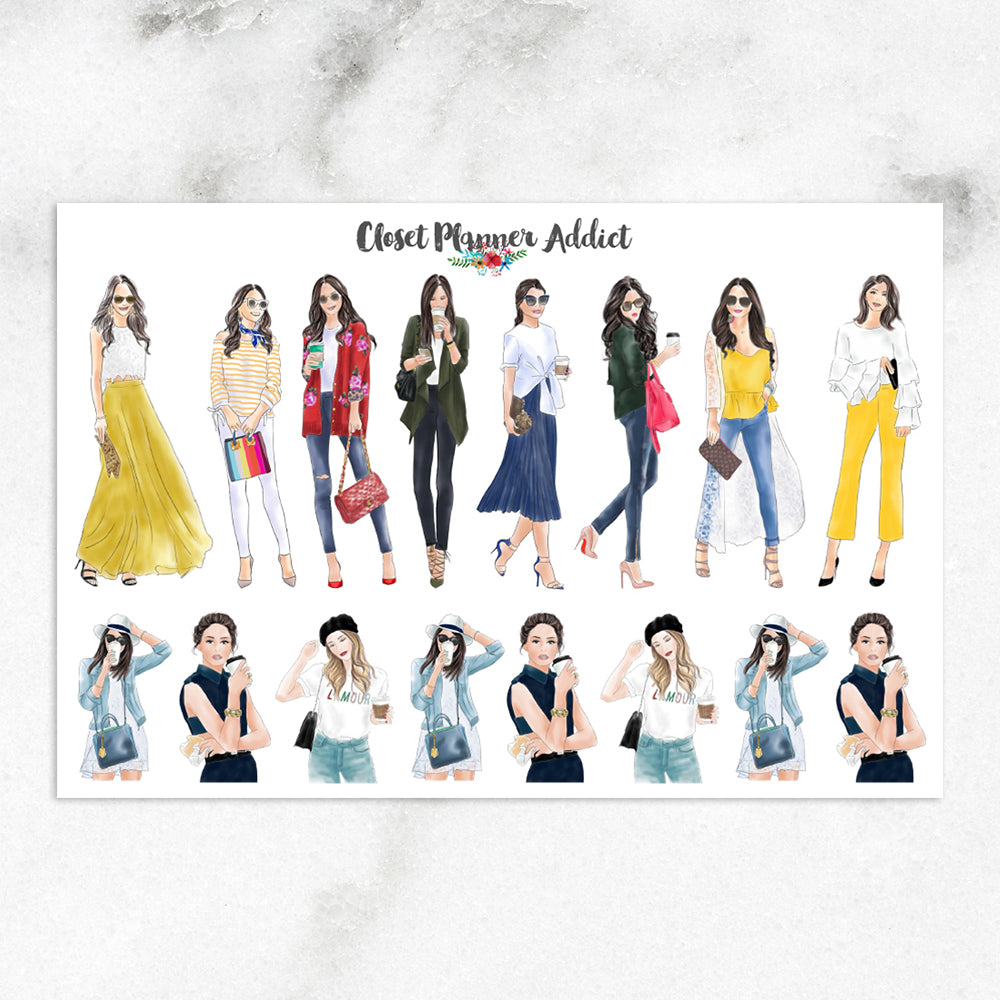 Lifestyle Ladies Planner Stickers (S-319) – Closet Planner Addict