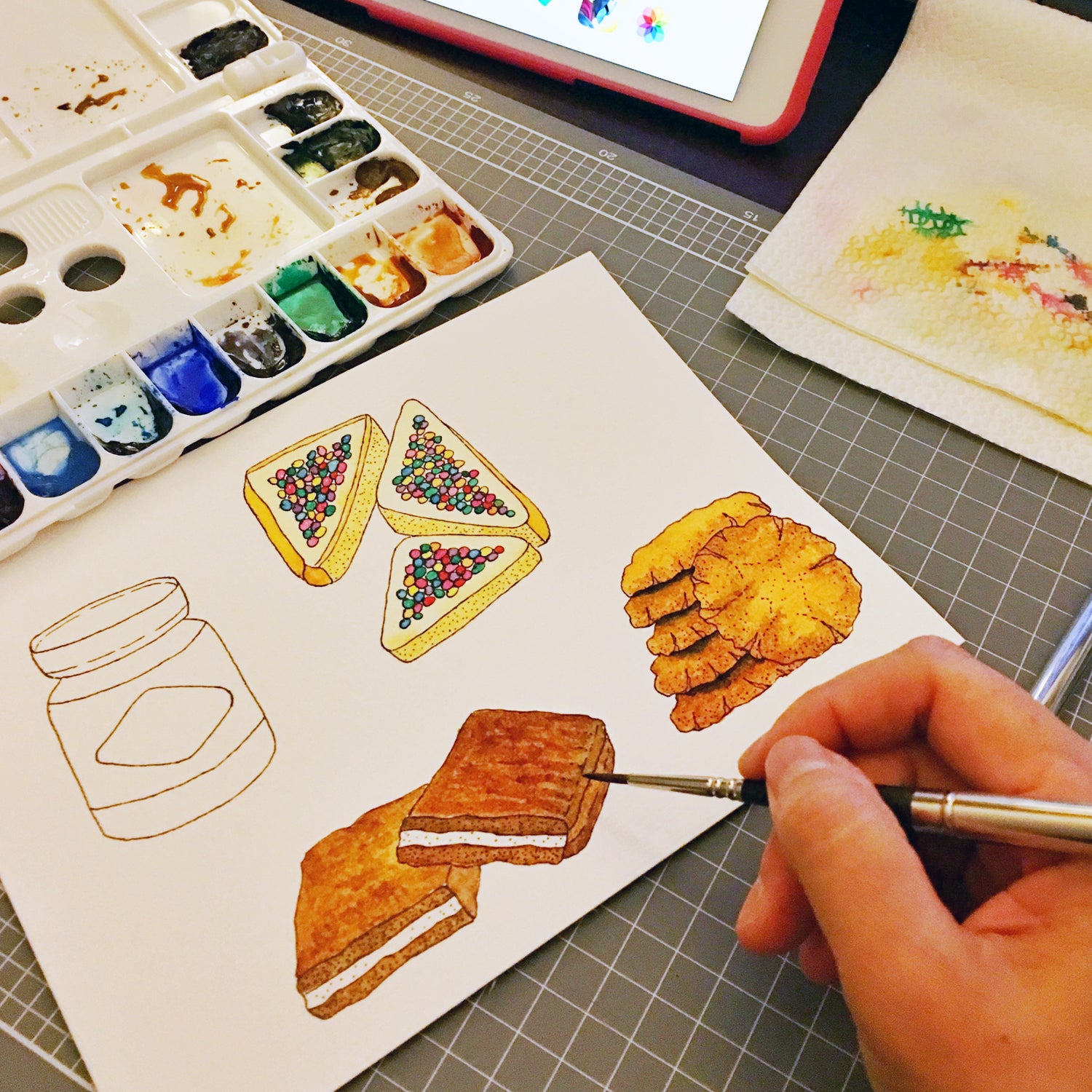 Australian Food Icons Planner Stickers (S-384) – Closet Planner Addict