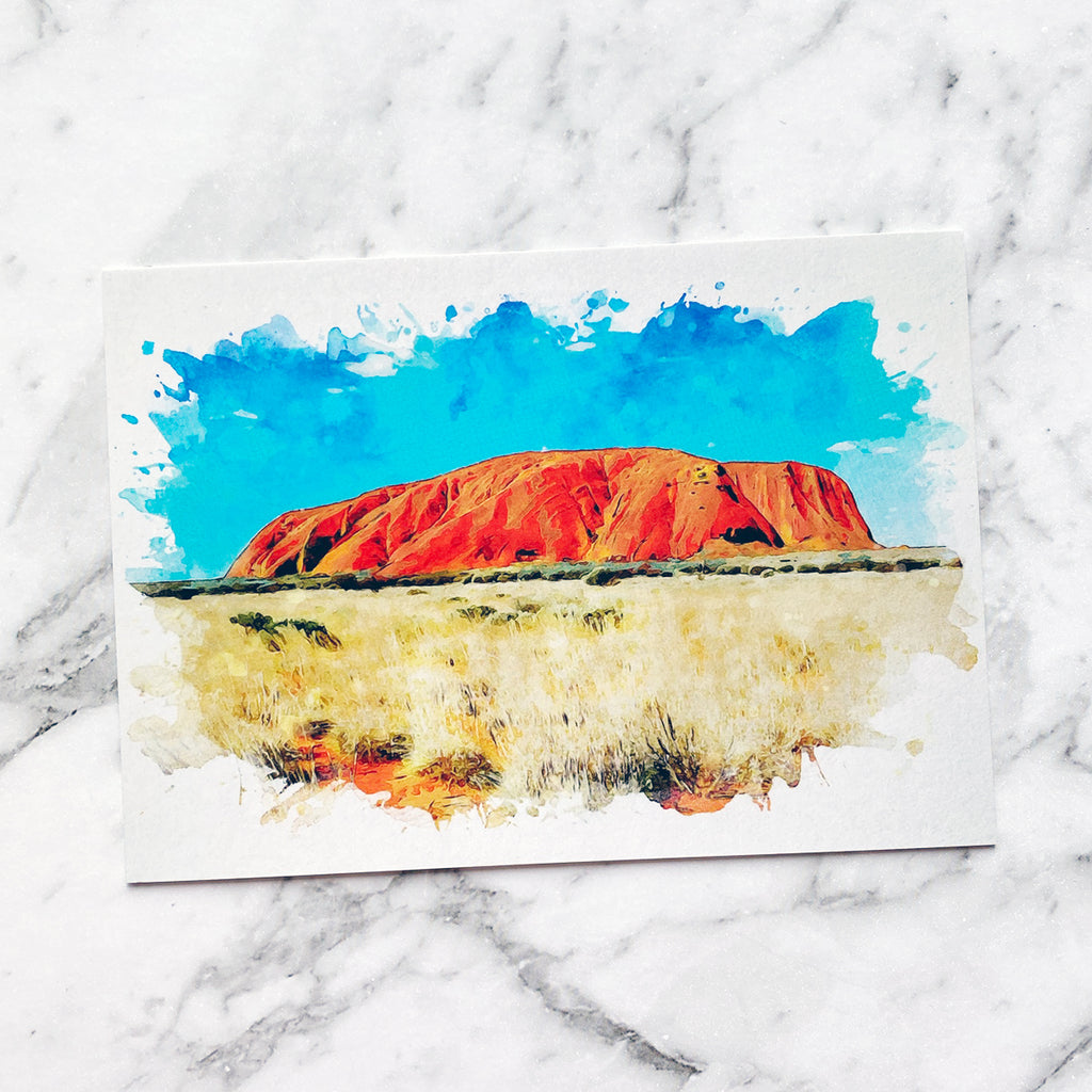 Uluru / Ayers Rock Postcard | Australian Postcard (PC-013) – Closet ...