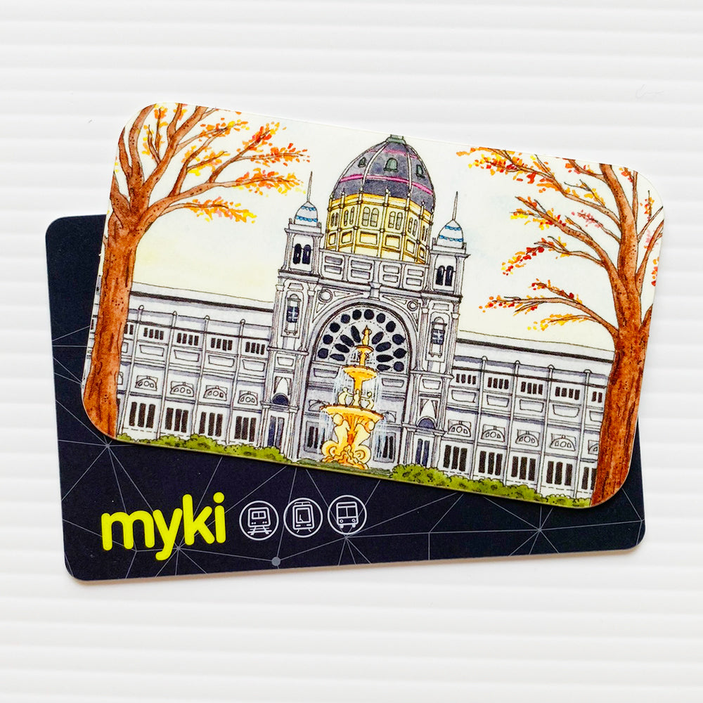 Travel Card Vinyl Stickers | Royal Exhibition Building Melbourne Vinyl ...